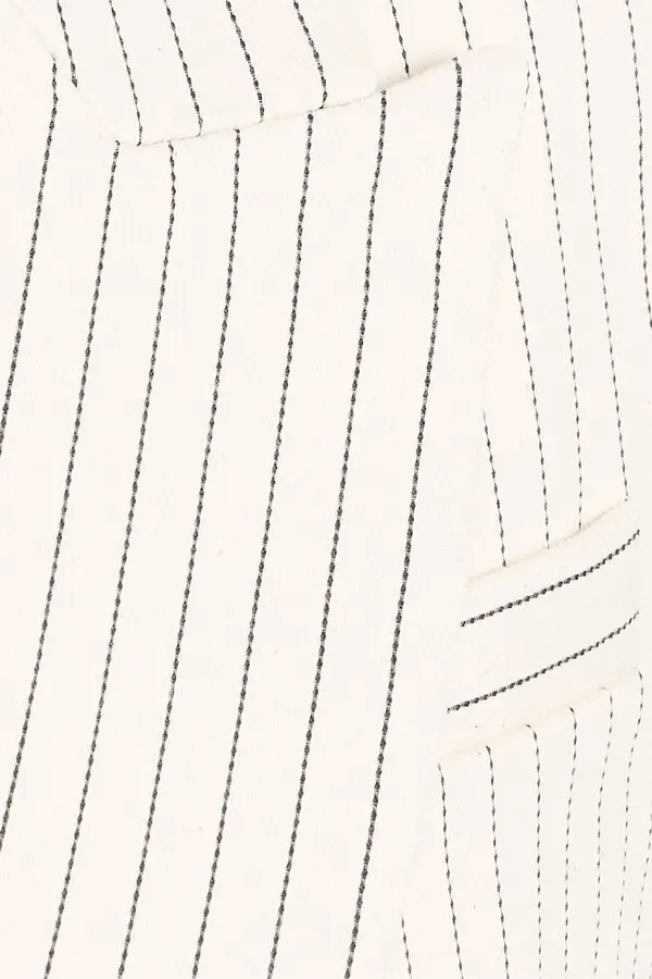 Adam Lippes Callum Pinstriped Cottonblend Twill Vest