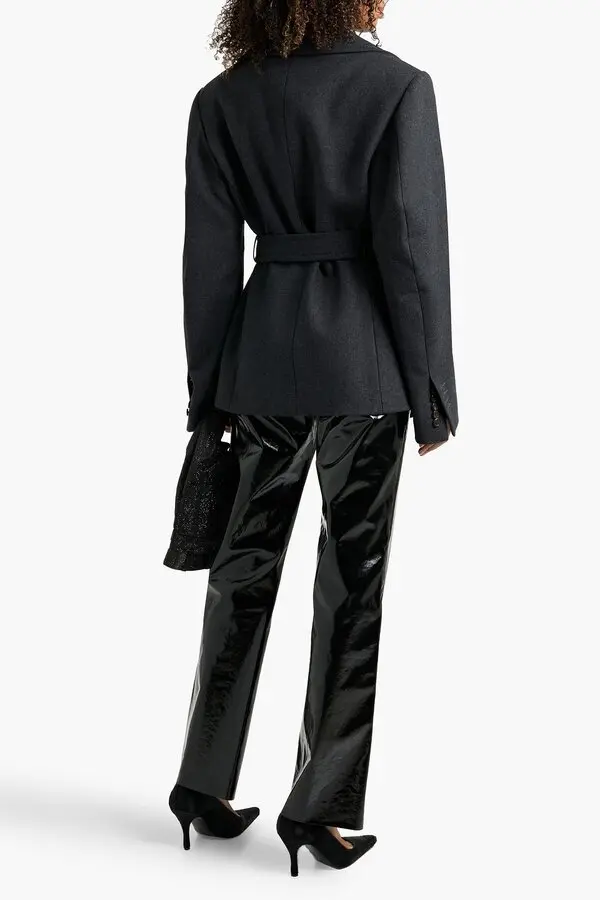 Dries Van Noten Doublebreasted Twill Jacket