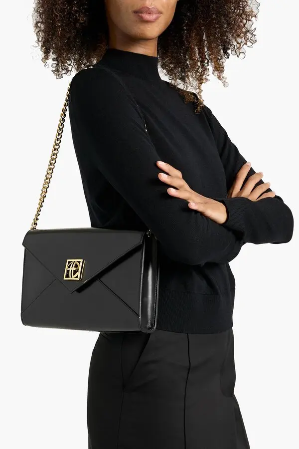 ANINE BING Elly Quilted Leather Shoulder Bag