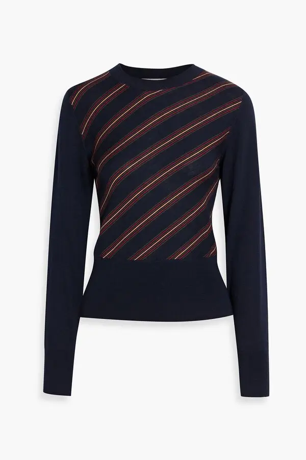 Dries Van Noten Striped Merino Wool Sweater