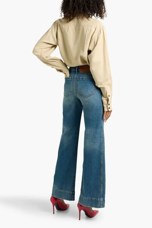 Victoria Beckham Alina High-rise Wide-leg Jeans