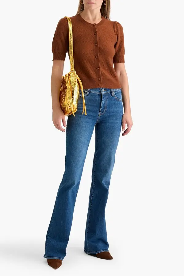 FRAME The Icon Long Midrise Flared Jeans