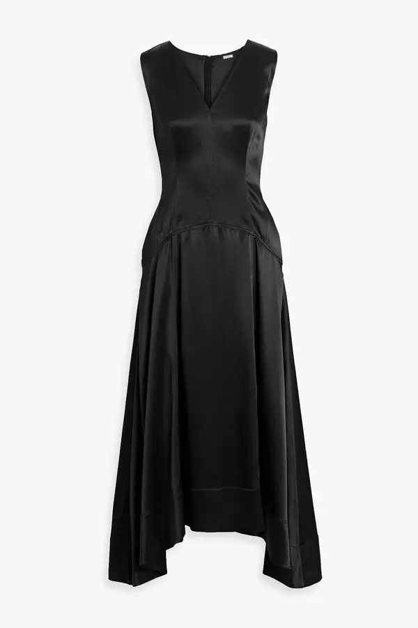 Adam Lippes Harlow Silk-satin Midi Dress
