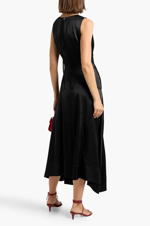 Adam Lippes Harlow Silk-satin Midi Dress