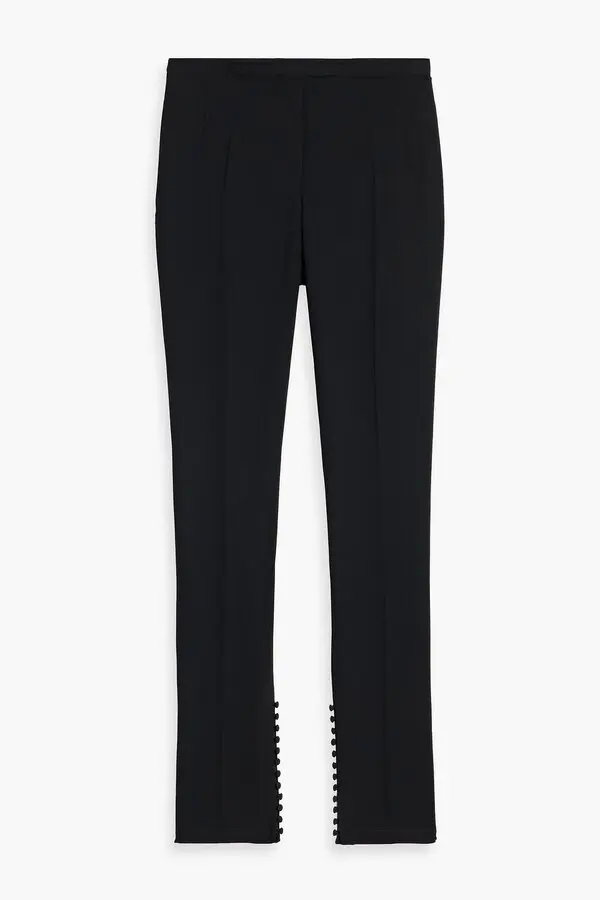 Dries Van Noten Crepe Straightleg Pants