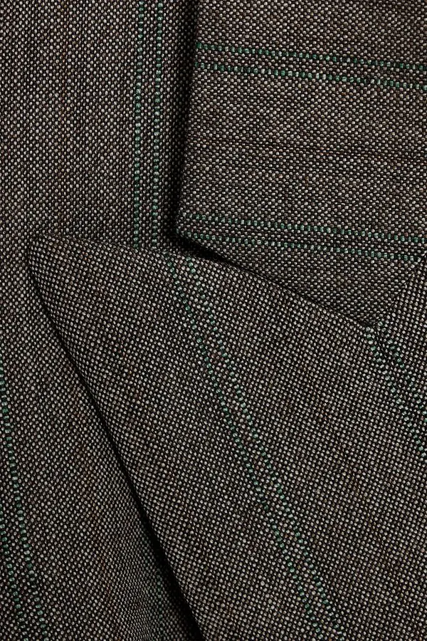 Dries Van Noten Doublebreasted Striped Wool Blazer