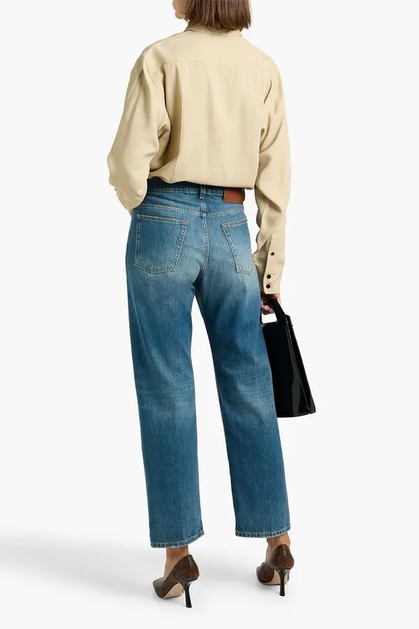 Victoria Beckham Bernie Highrise Straightleg Jeans