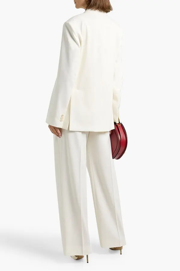 Victoria Beckham Woolblend Twill Blazer