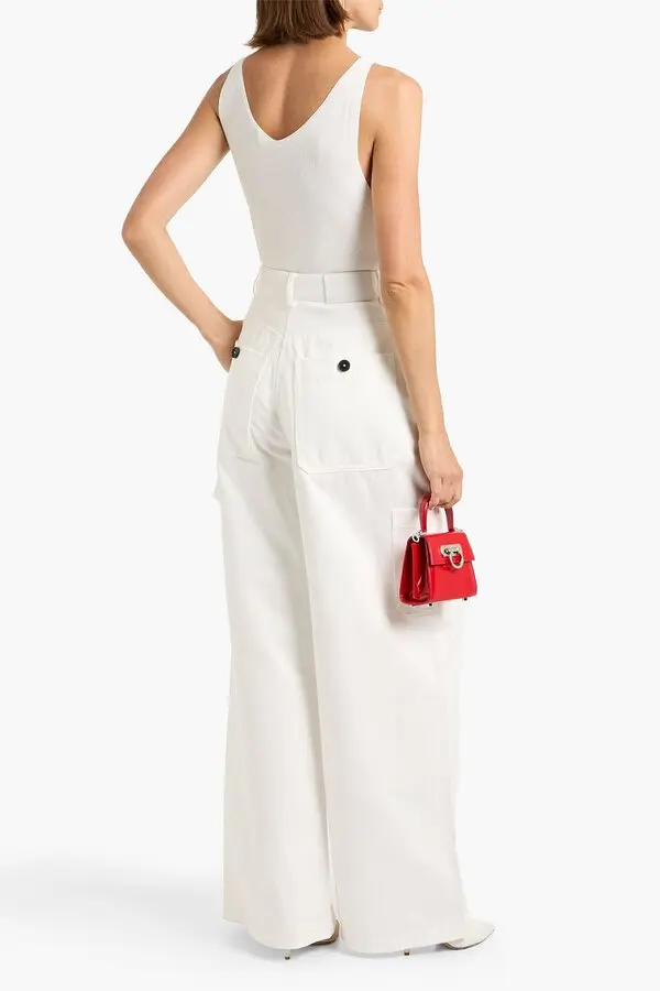 Adam Lippes High-rise Wide-leg Jeans