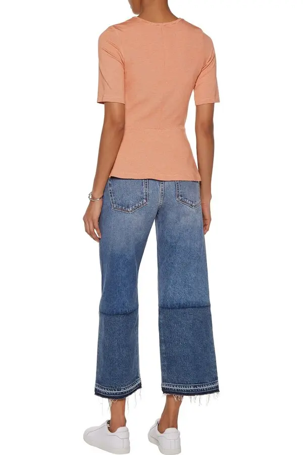 Kain Hatton Striped Stretchmodal Peplum Top
