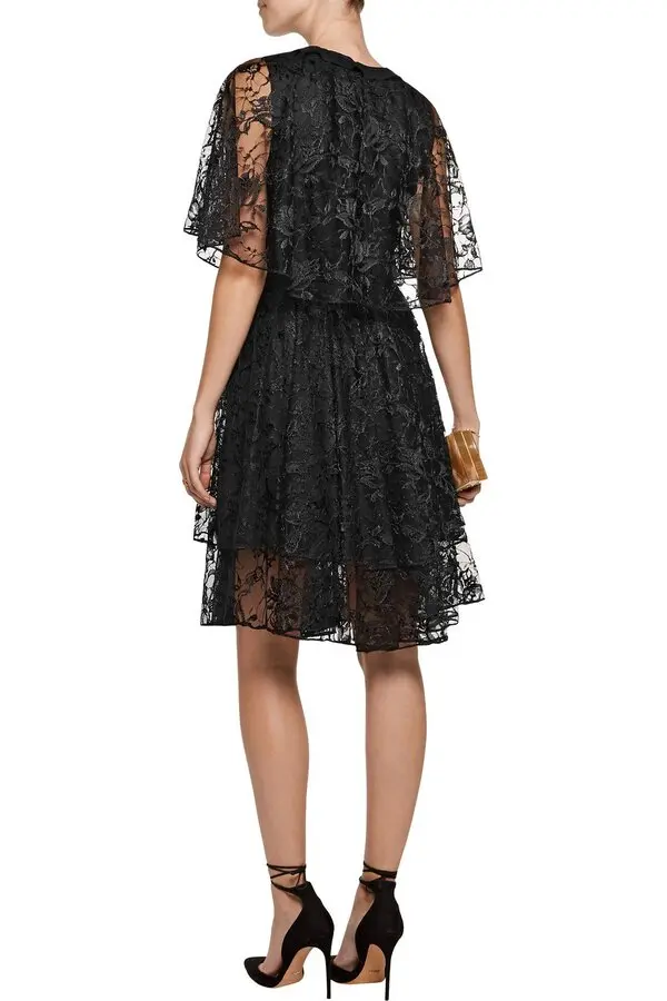 Sachin & Babi Onassis" Layered Corded Lace Dress