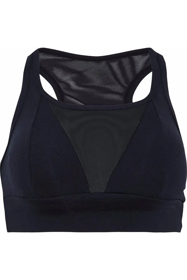 BODYISM Meshpaneled Jersey Sports Bra