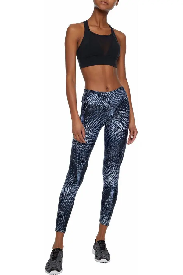 BODYISM Meshpaneled Jersey Sports Bra