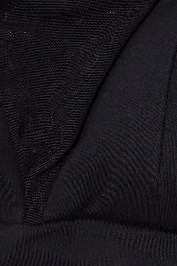 BODYISM Meshpaneled Jersey Sports Bra