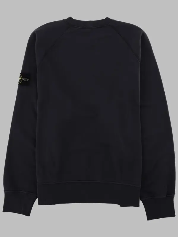 Stone Island Logo Patch Sweatshirt - Blue