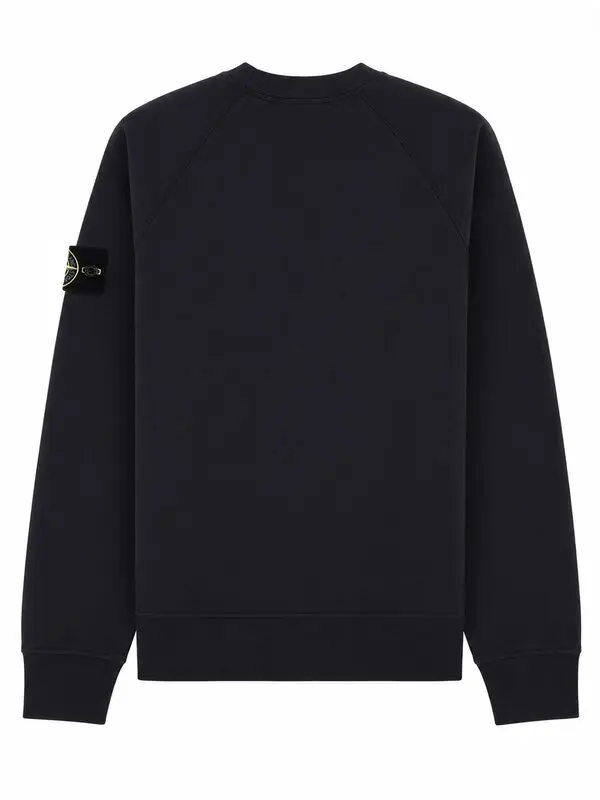 Stone Island Logo Patch Sweatshirt - Blue