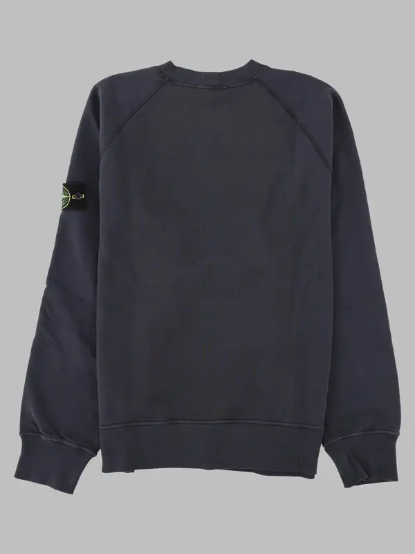 Stone Island Logo Patch Sweatshirt - Blue