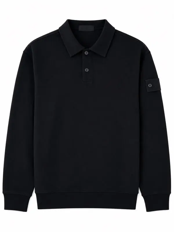 Stone Island Polo Con Patch Logo
