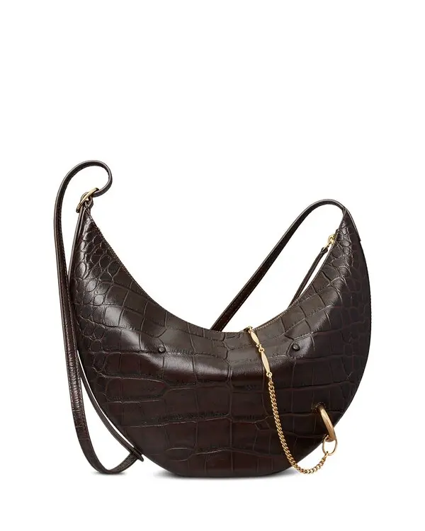 Tory Burch Pierced Embossed Leather Crossbody