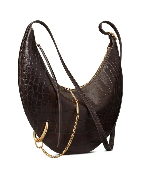 Tory Burch Pierced Embossed Leather Crossbody