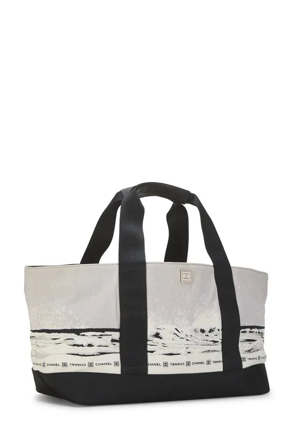 Chanel Multicolor Sportline 'cc' Wave Tote