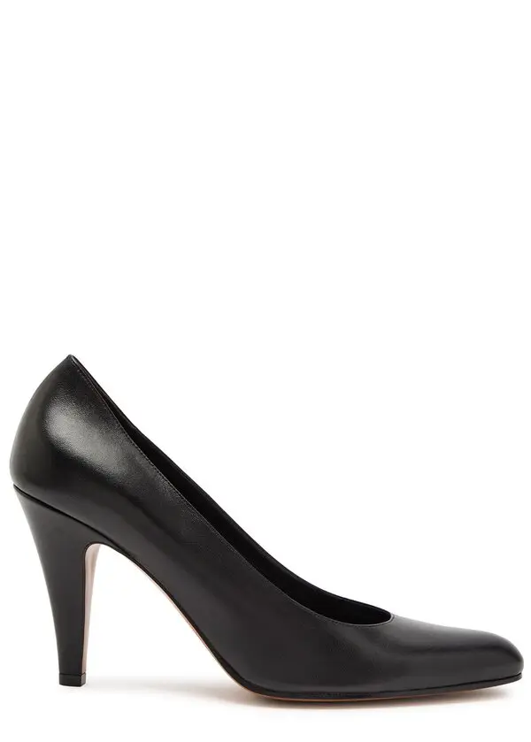 THE ROW Ornella 95 Leather Pumps