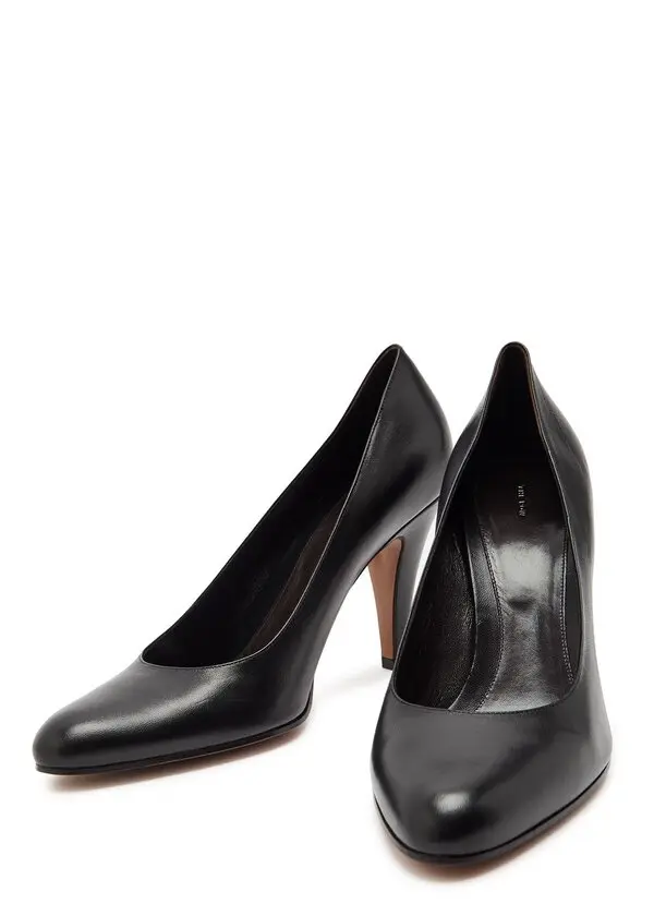 THE ROW Ornella 95 Leather Pumps