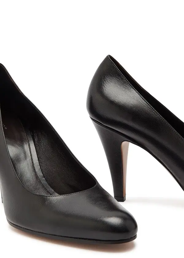 THE ROW Ornella 95 Leather Pumps
