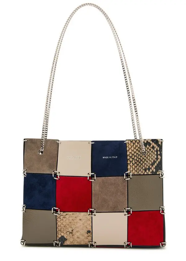 Khaite Emma Mini Panelled Leather Tote