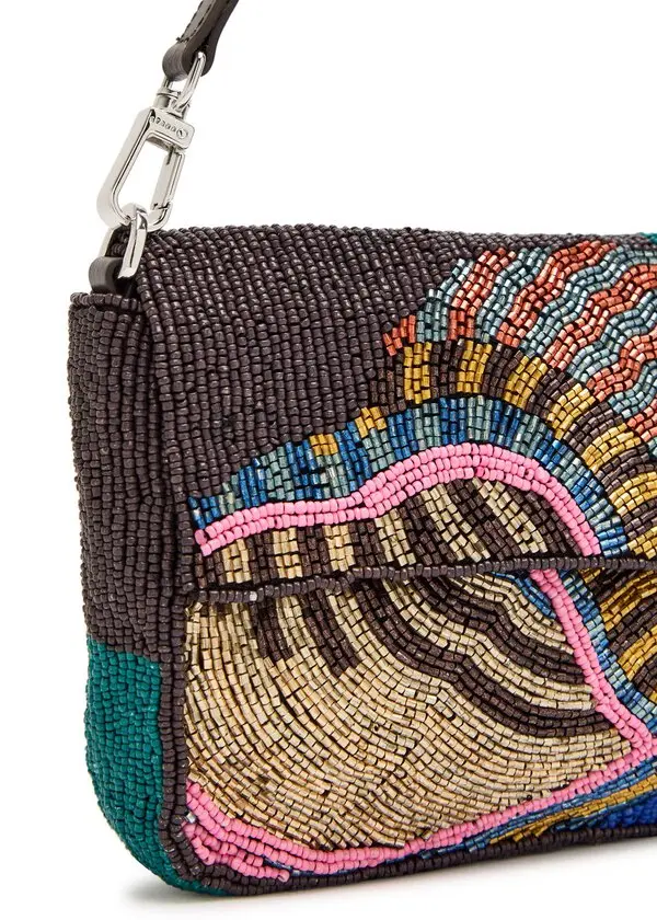 Staud Timmy Beaded Shoulder Bag