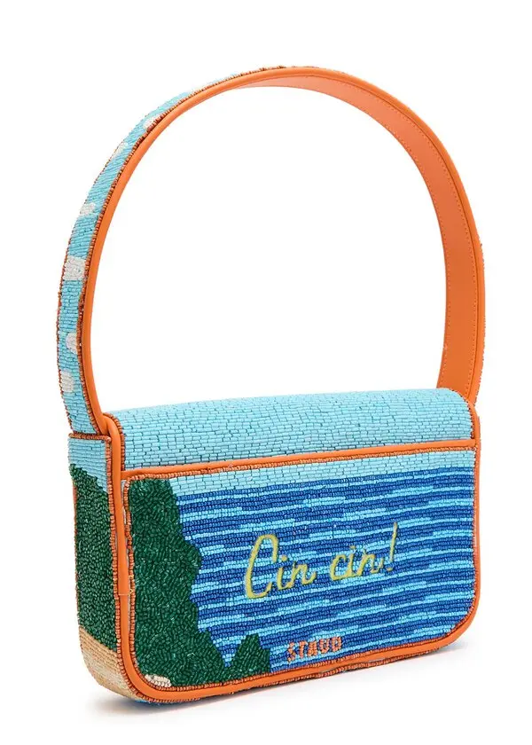 Staud Tommy Beaded Shoulder Bag - Multicoloured 1