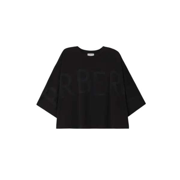 Burberry Oversized Logo T-shirt - Black