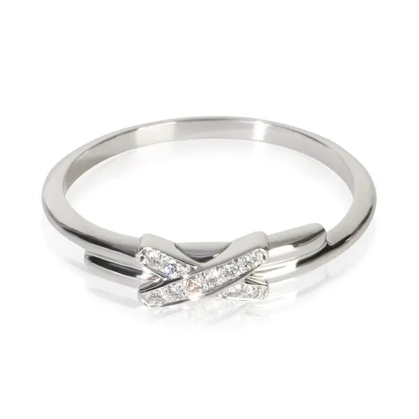CHAUMET Jeux De Liens White Gold Diamond Ring - White_gold