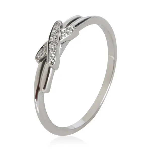 CHAUMET Jeux De Liens White Gold Diamond Ring