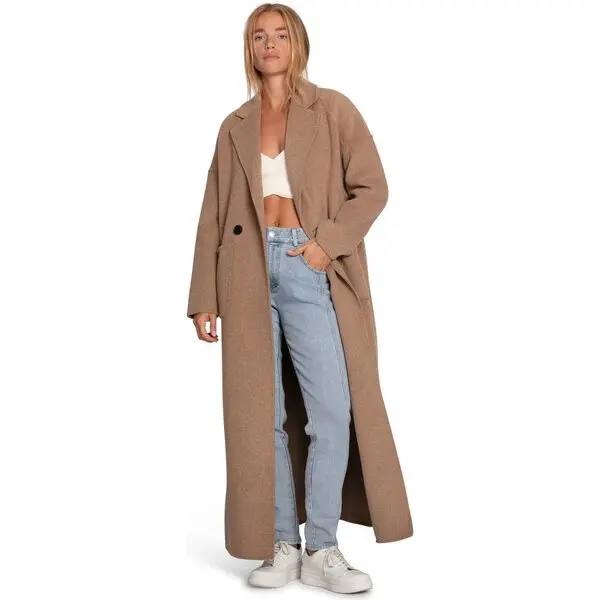 BELLE & BLOOM Publisher Maxi Coat - Oat