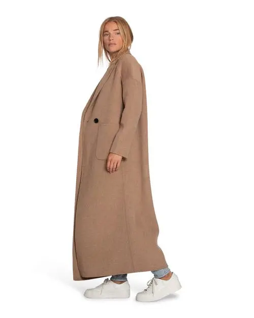 BELLE & BLOOM Publisher Maxi Coat - Oat