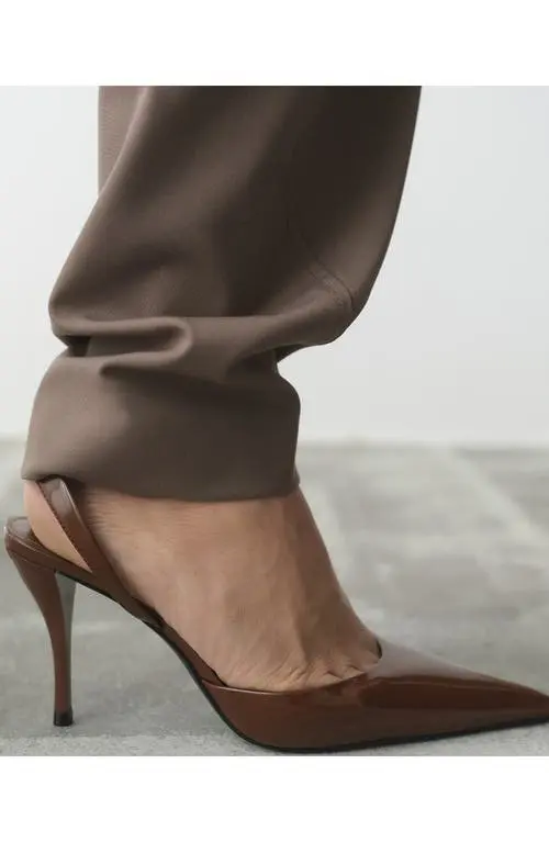 Mango Slingback Stiletto Pump
