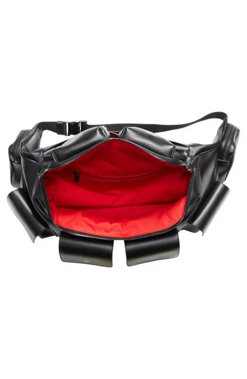 CHRISTIAN LOUBOUTIN Nostalgic Multi Pocket Atl Leather Belt Bag