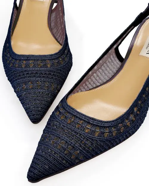 ARTEANA Trieste 35 Slingback Pump - Navy