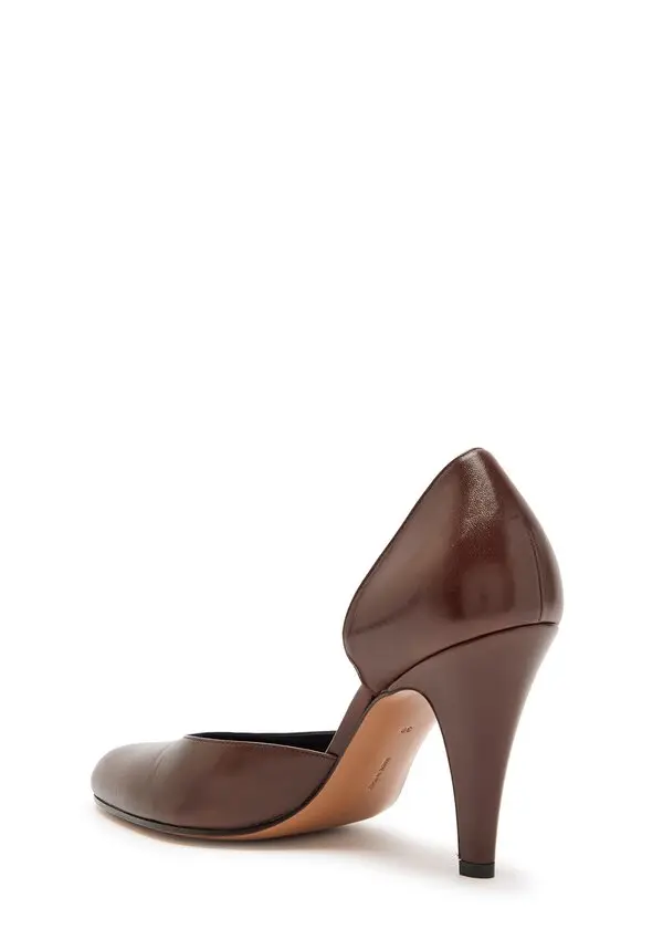 THE ROW Ornella D'orsay 95 Leather Pumps