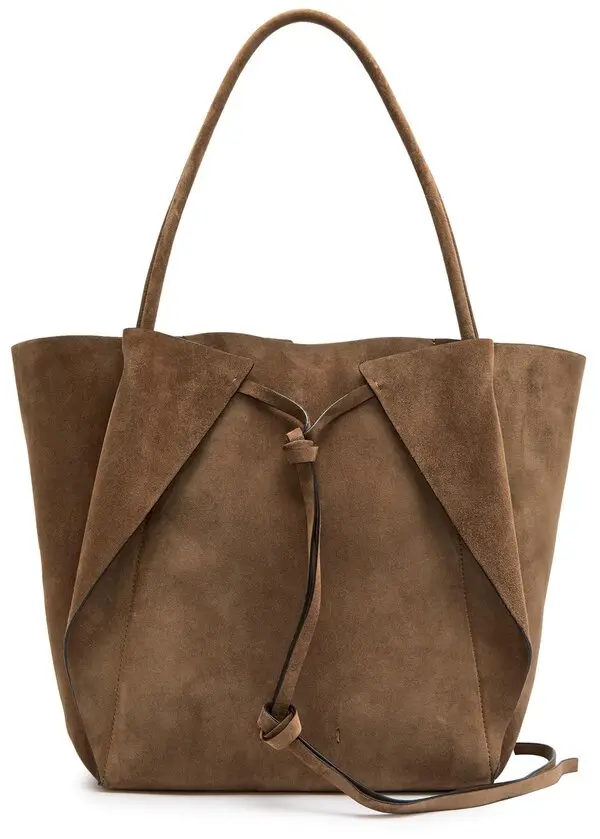 Gabriela Hearst Marija Suede Tote Bag - Sand