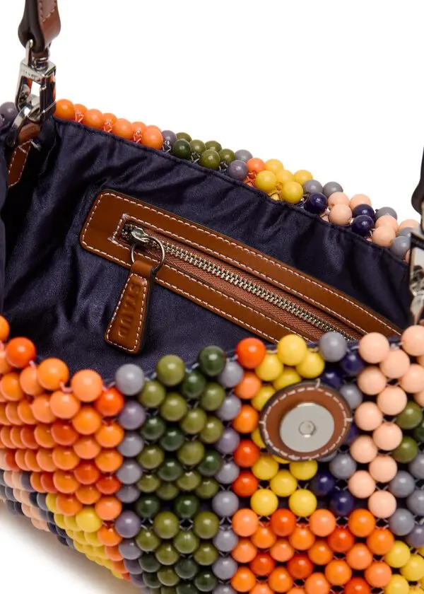 Staud Timmy Beaded Shoulder Bag