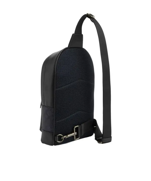 COACH West Pack In Signature Canvas With Varsity Stripe