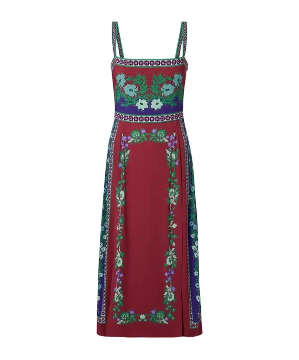 La DoubleJ Buy Me A Martini Floral Midi Dress
