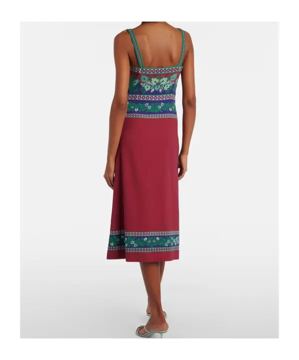 La DoubleJ Buy Me A Martini Floral Midi Dress