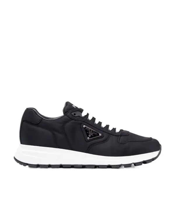 Prada Logo-plaque Lace-up Sneakers