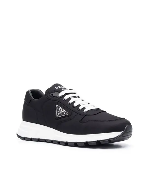 Prada Logo-plaque Lace-up Sneakers