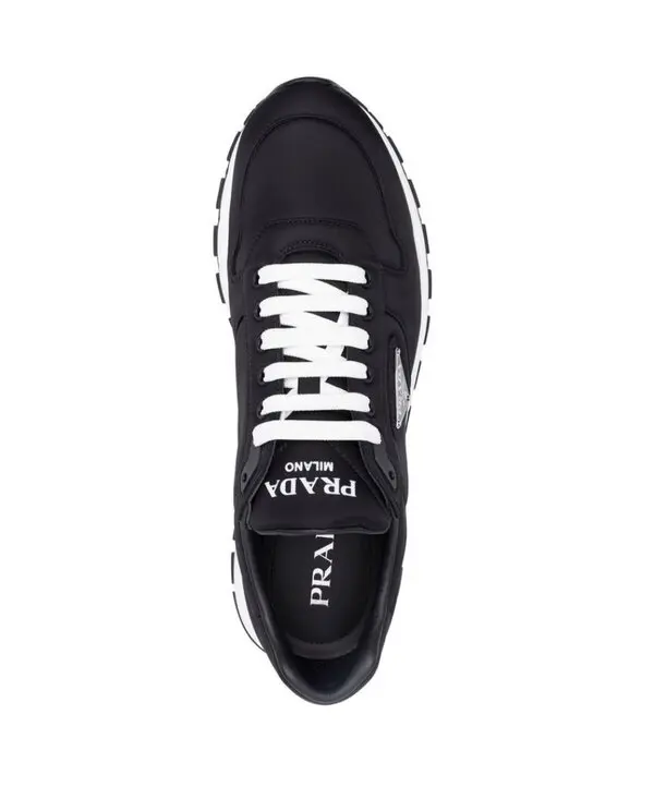 Prada Logo-plaque Lace-up Sneakers