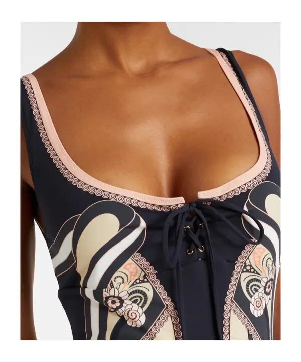 La DoubleJ Sunset Printed Swimsuit