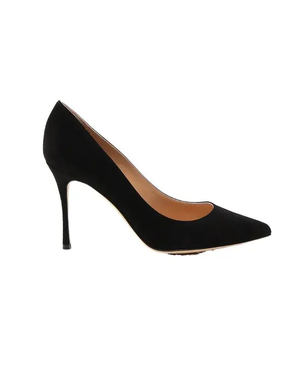 SERGIO ROSSI Godive 90mm Suede Pumps